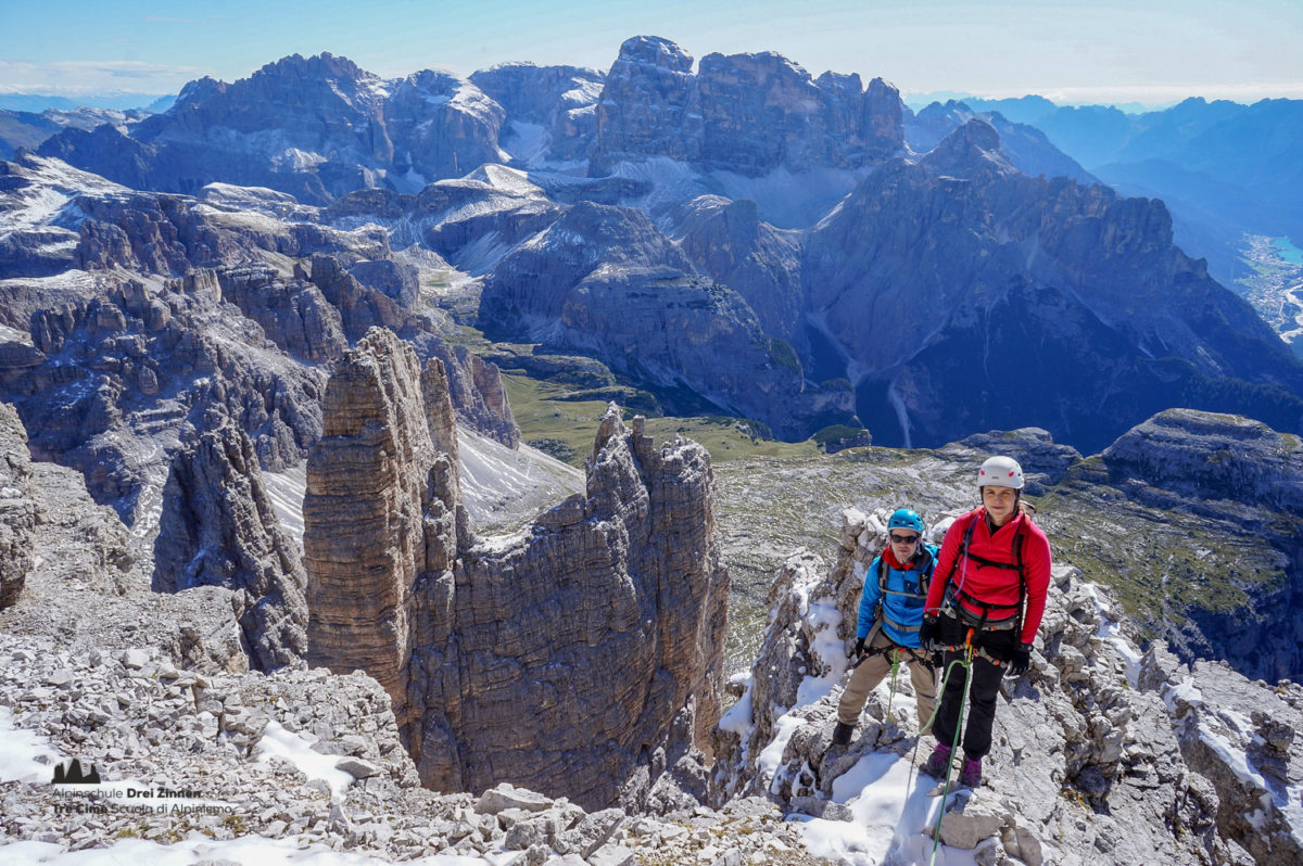Cima Grande di Lavaredo - via normale - Alpinschule Dreizinnen