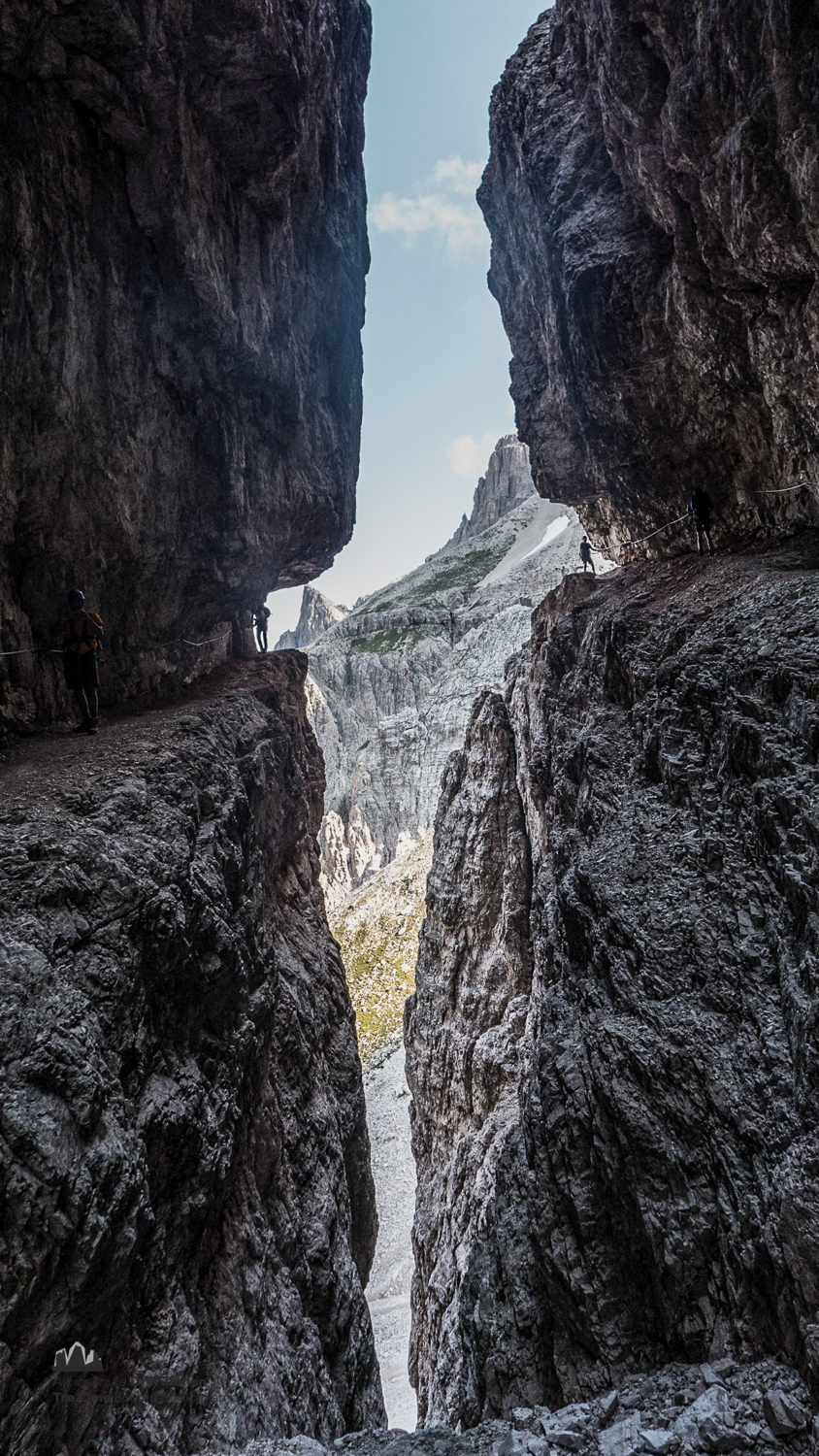 Klettersteig Alpinisteig - via ferrata Strada degli Alpini-5 ...