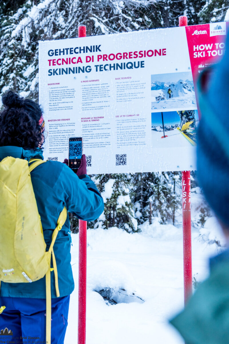 South Tyrol's First Educational Ski Touring Route - Alpinschule Dreizinnen